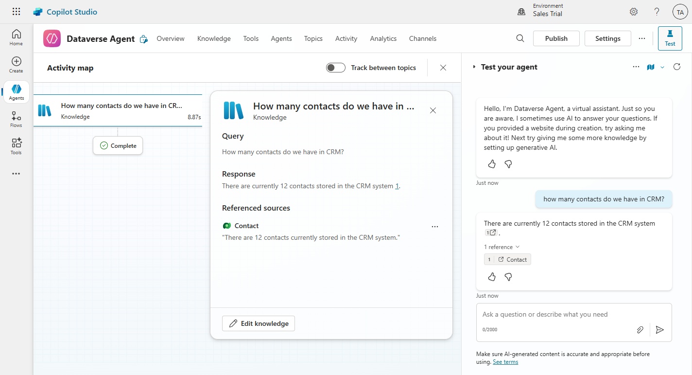 We will include a typo (6) in the question to see how well the agent handles it.