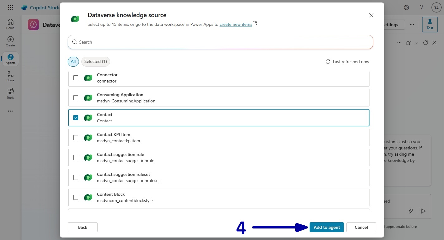 After that, depending on the size of your table, you may need to wait a bit until the knowledge ...